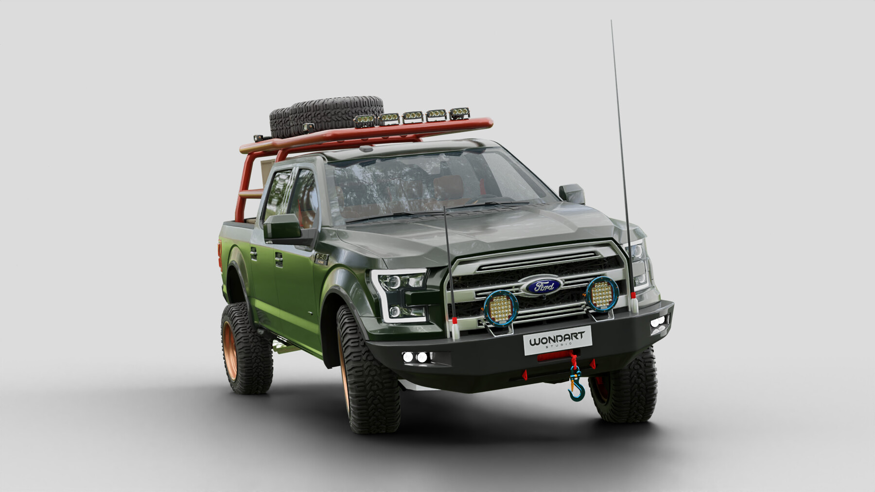ArtStation - Ford F-150 off-road recovery vehicle | Game Assets