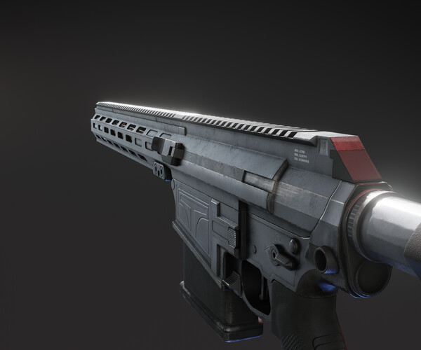 ArtStation - CROM CR-7 500 Blackout | Game Assets