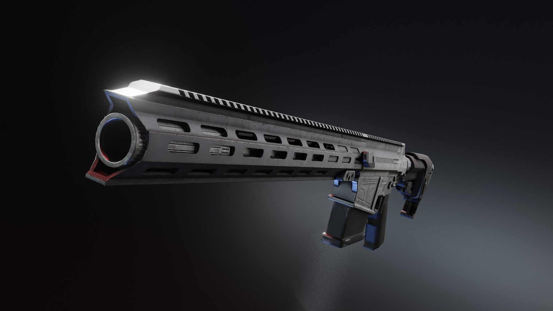 ArtStation - CROM CR-7 500 Blackout | Game Assets