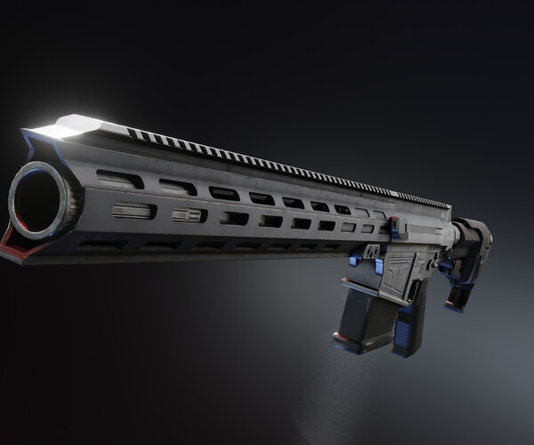 ArtStation - CROM CR-7 500 Blackout | Game Assets