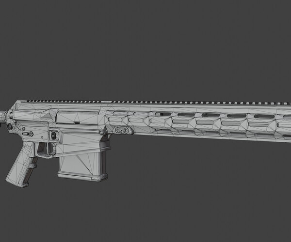 ArtStation - CROM CR-7 500 Blackout | Game Assets