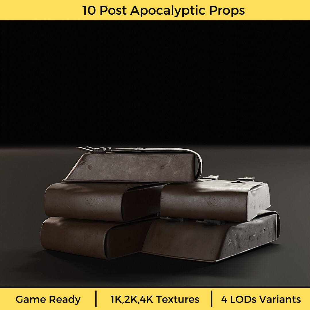 ArtStation - 10 Post Apocalyptic Props | Resources