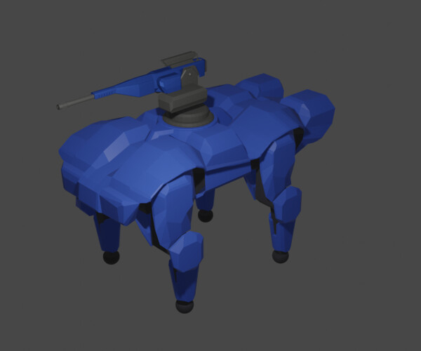 ArtStation - Mech dog | Game Assets