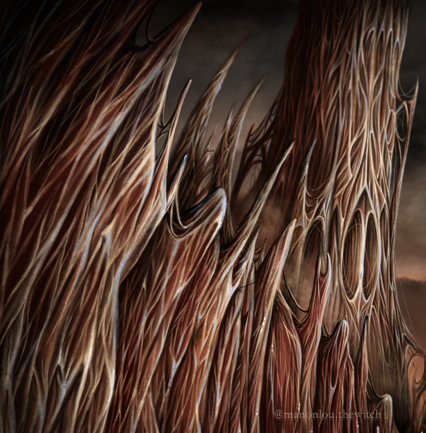 ArtStation - Guts Mountains - Death Metal Illustration | Artworks