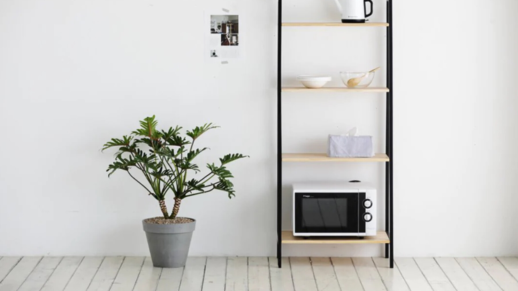 ArtStation - solid wood 4-step ladder shelf | Resources