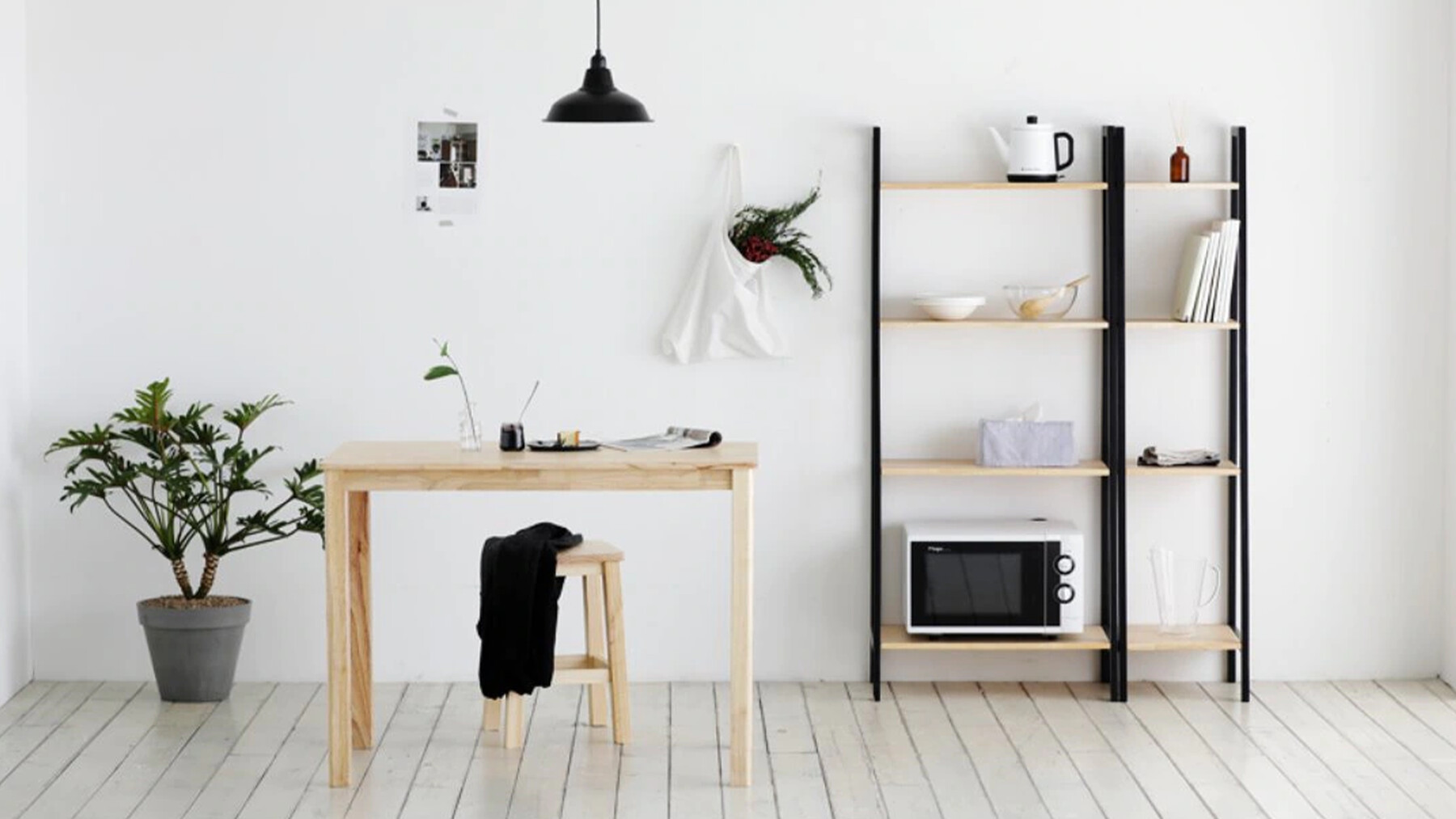 ArtStation - solid wood 4-step ladder shelf | Resources