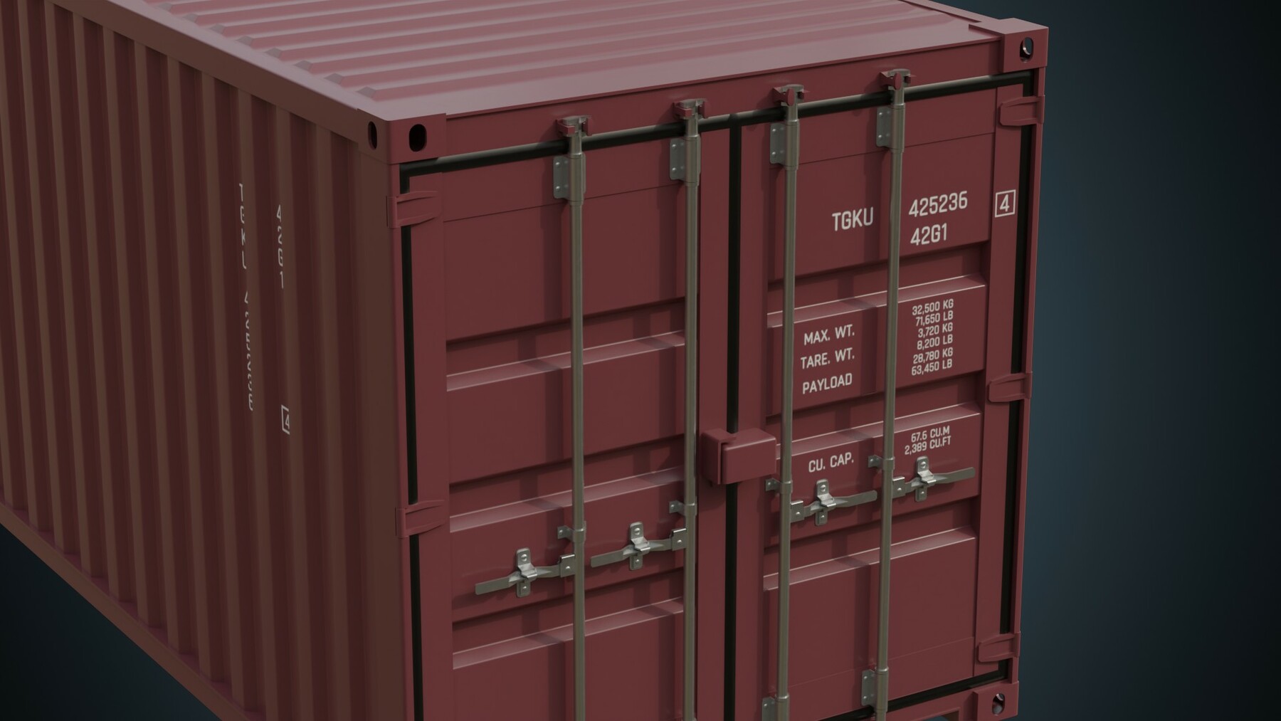 ArtStation - Cargo Container 3A | Game Assets
