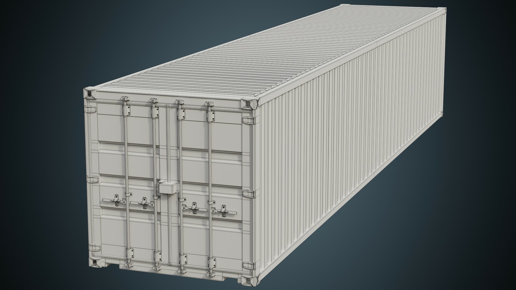 ArtStation - Cargo Container 3A | Game Assets