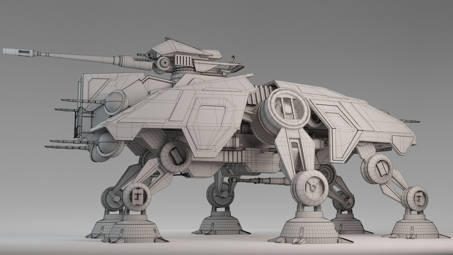 ArtStation - AT-TE Walker | Game Assets