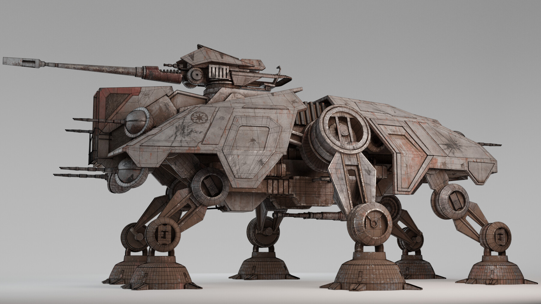 ArtStation - AT-TE Walker | Game Assets