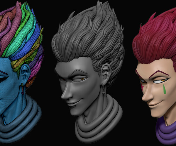 ArtStation - 3D Model - Hisoka (HxH) | Resources