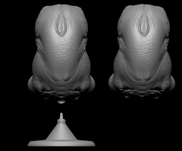 ArtStation - 3D PRINTABLE HP LOVECRAFT DEEP ONE EMBRYO | Resources