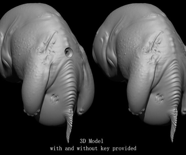 ArtStation - 3D PRINTABLE HP LOVECRAFT DEEP ONE EMBRYO | Resources