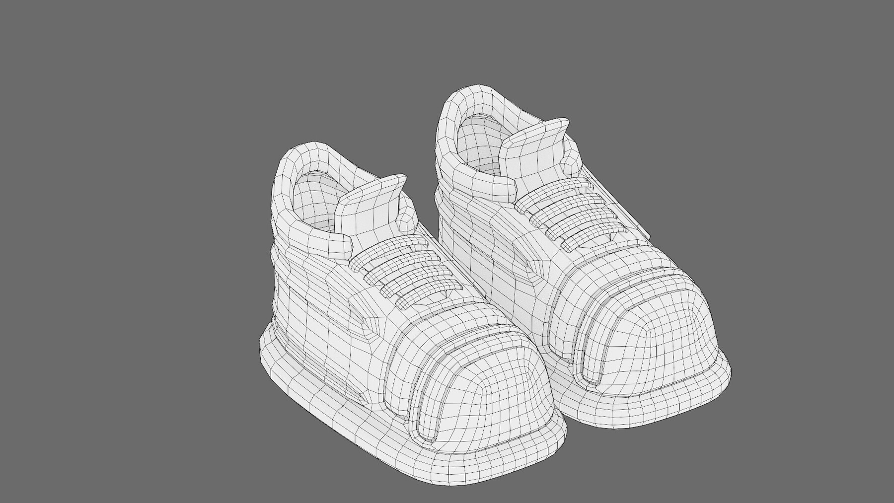 ArtStation - Sneakers Low-poly 3D model | Game Assets