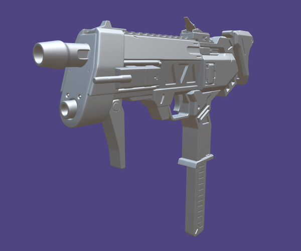 ArtStation - Overwatch - Sombra Machine Pistol | Game Assets