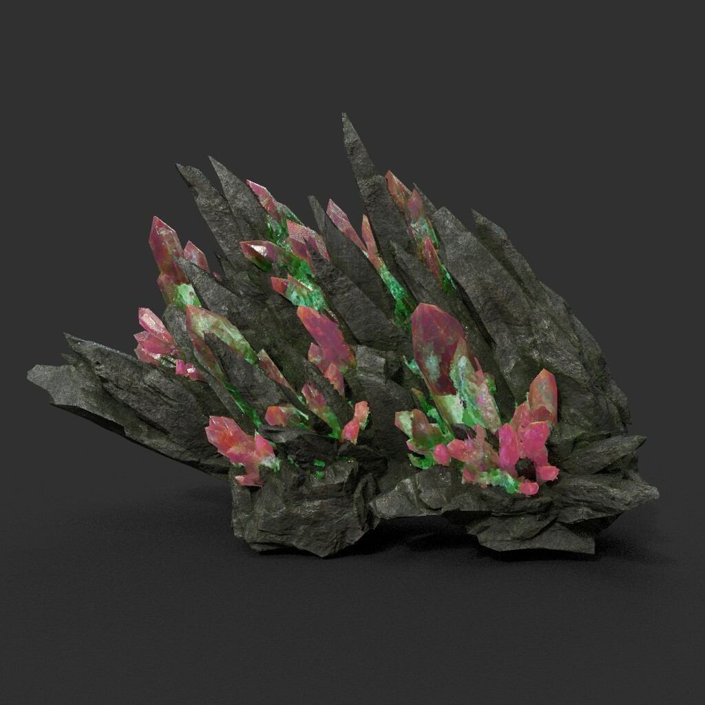 ArtStation - Spiky Mine Rock Mineral 220630 - Ultra HD 16K Textures ...