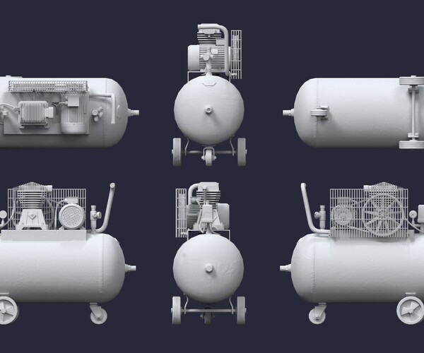 ArtStation - Compressor | Game Assets