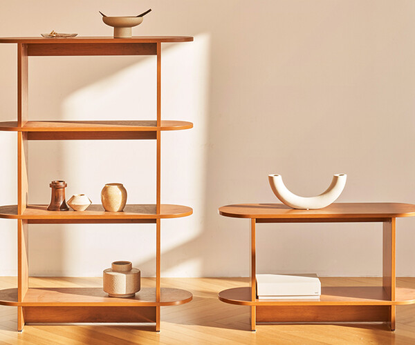 ArtStation - Ronde 3 Tier Round Shelf Decorative | Resources