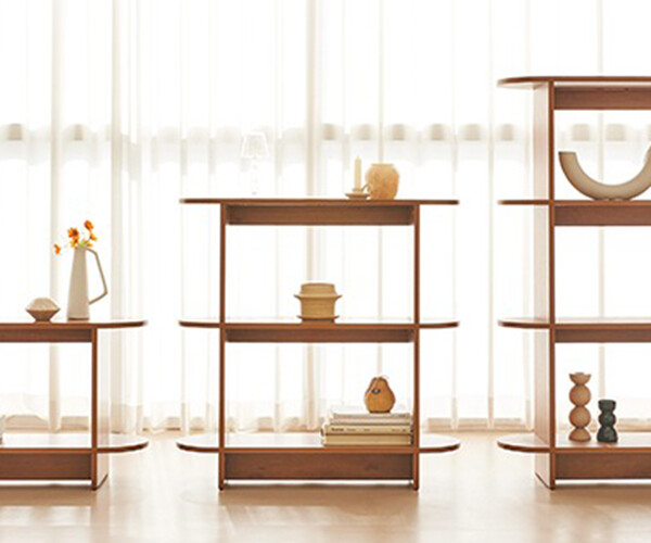 ArtStation - Ronde 3 Tier Round Shelf Decorative | Resources