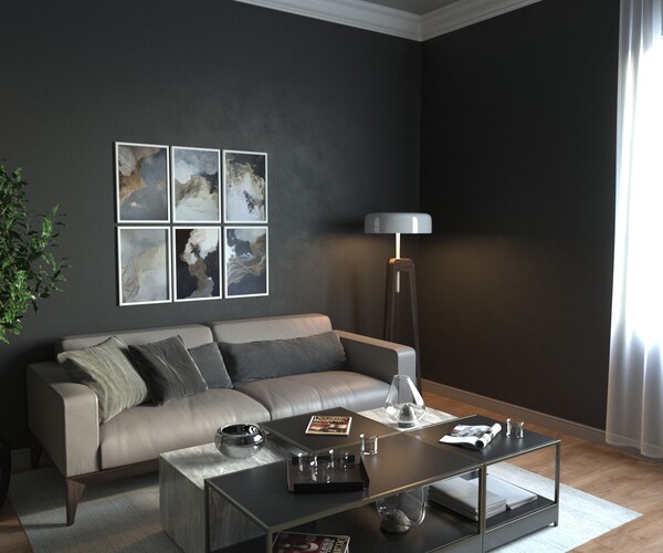 ArtStation - Interior Design Scene 05 | Resources