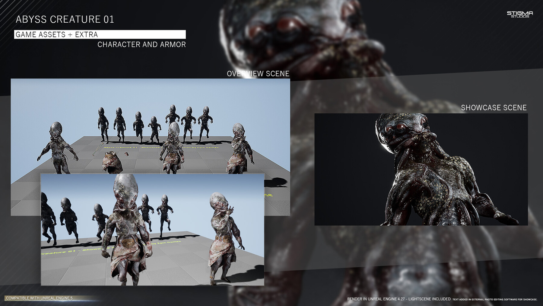 ArtStation - Abyss Creature 01 - Game Assets + Extra | Game Assets