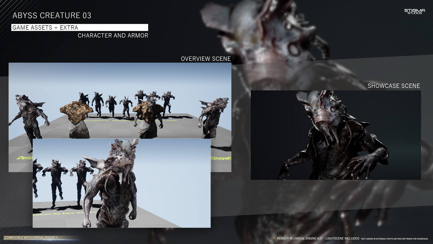 ArtStation - Abyss Creature 03 - Game Assets + Extra | Game Assets