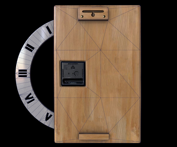 ArtStation - Wall Clock | Game Assets