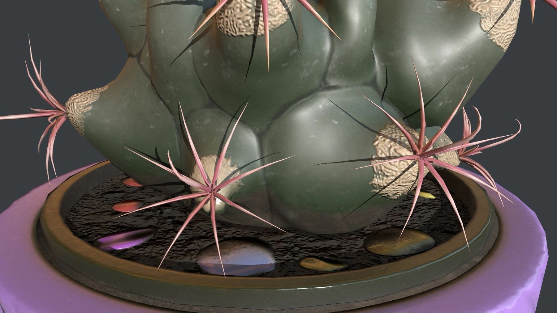 ArtStation - Ferocactus emori/Cactus | Game Assets