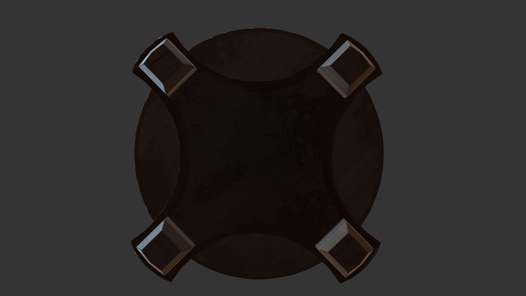 ArtStation - Round wooden table | Game Assets