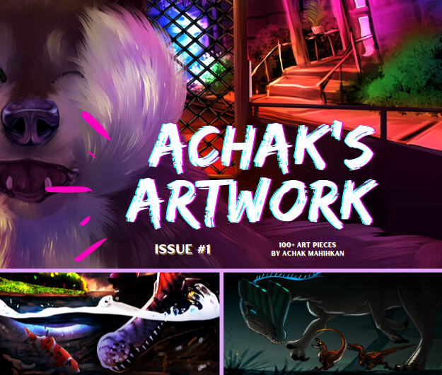 ArtStation - Achak's Artwork Issue #1 | Books & Comics