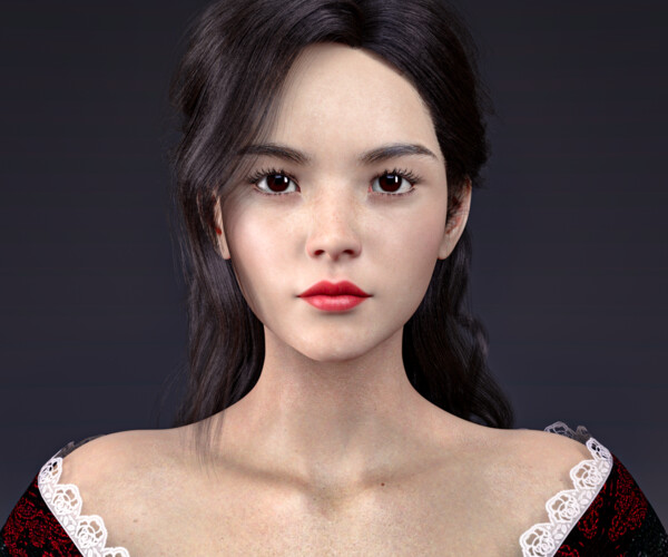 ArtStation - Chizue for Genesis 8 Female | Game Assets