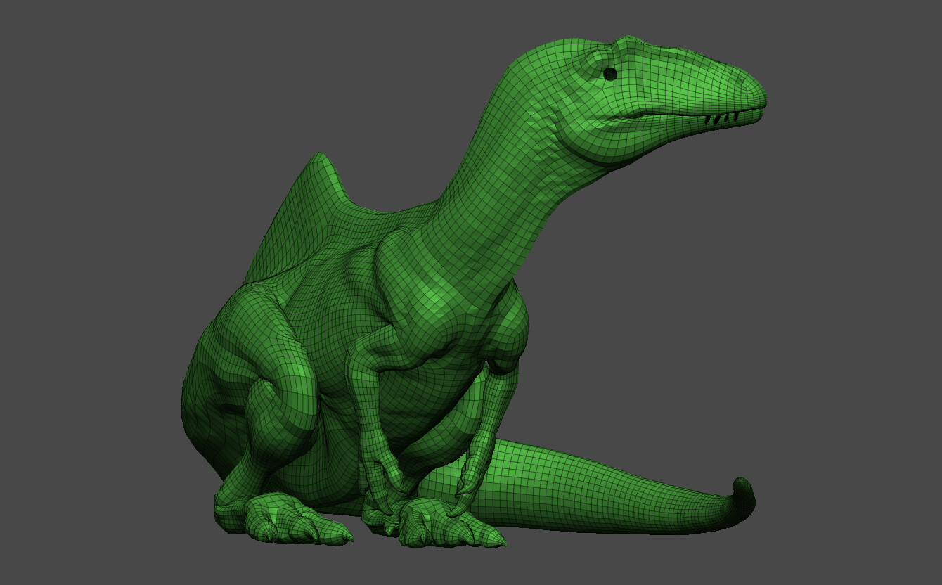 ArtStation - Dinosaur Pose 05 | Resources