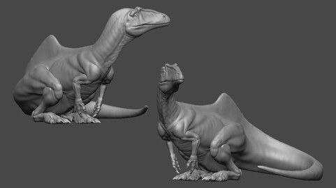 ArtStation - Dinosaur Pose 05 | Resources