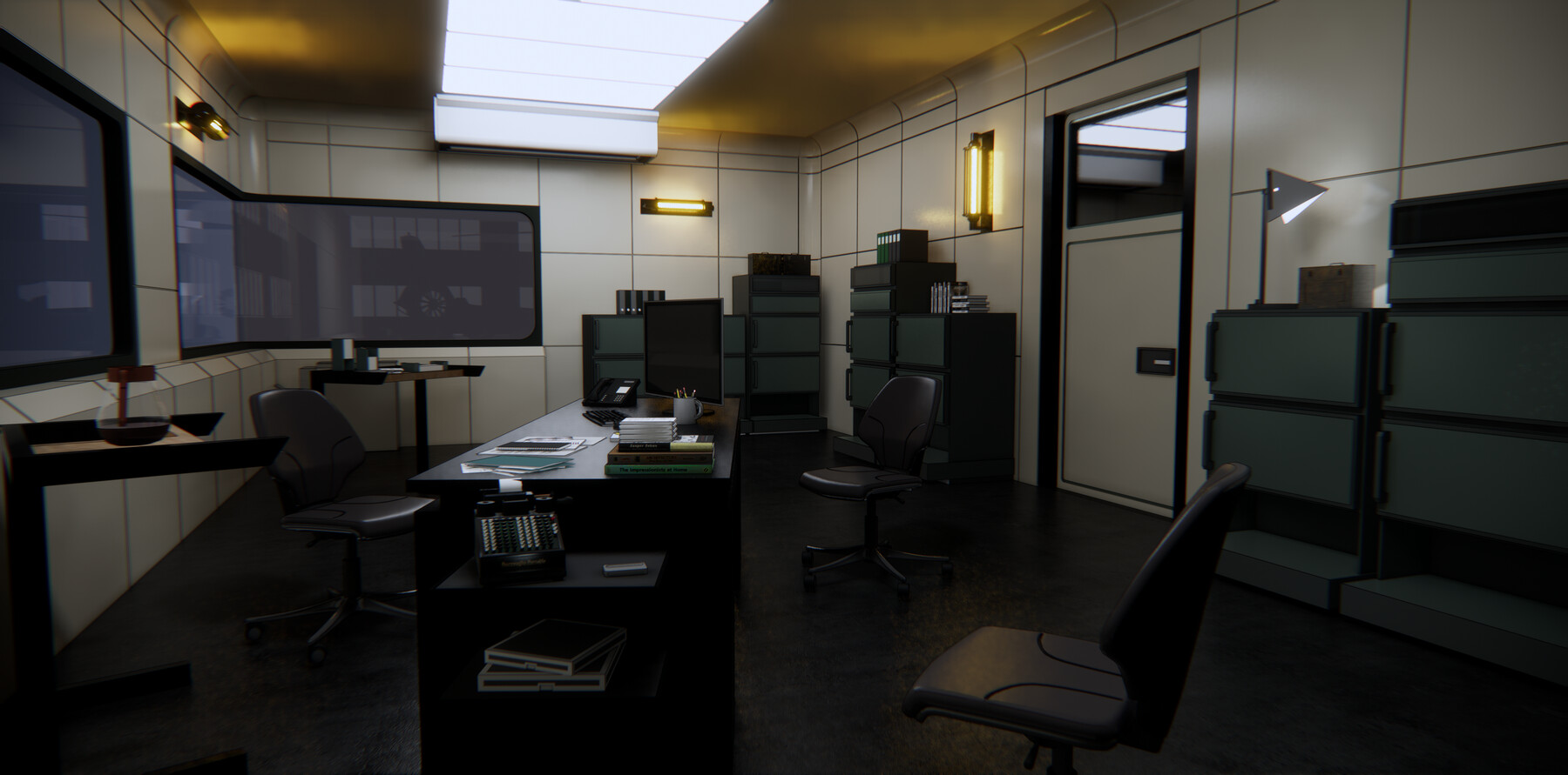 ArtStation - Secret Service Office Interior | Resources