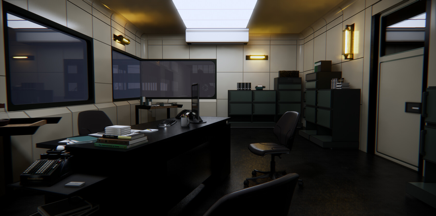 ArtStation - Secret Service Office Interior | Resources