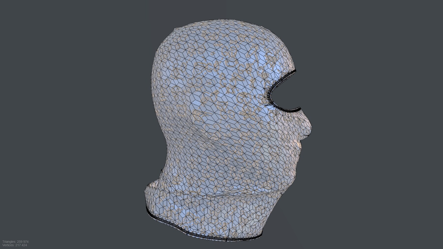 ArtStation - GUCCI GHOST BALACLAVA MASK low-poly PBR | Game Assets