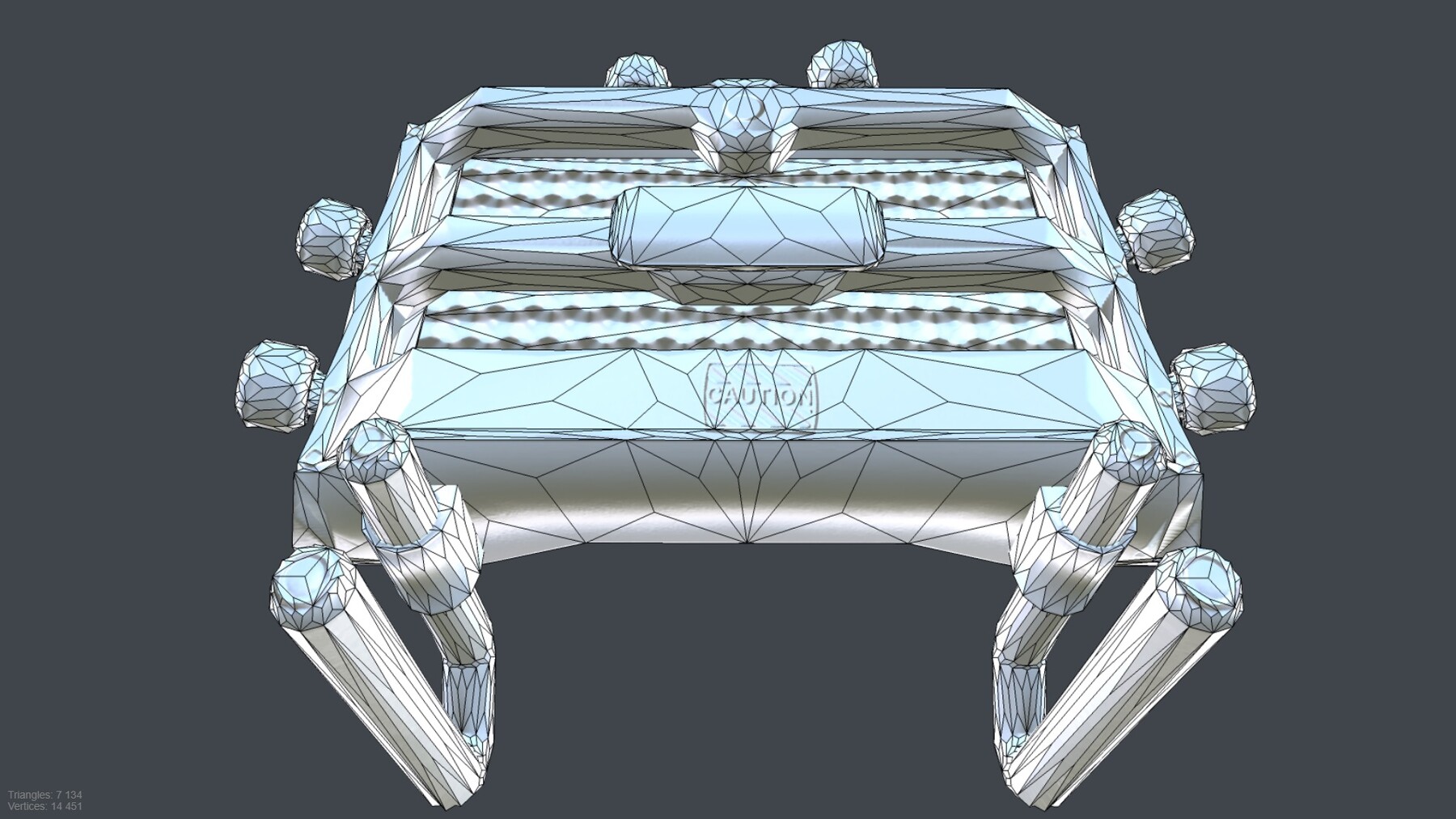 ArtStation - CLAYMORE MINE low-poly PBR | Game Assets