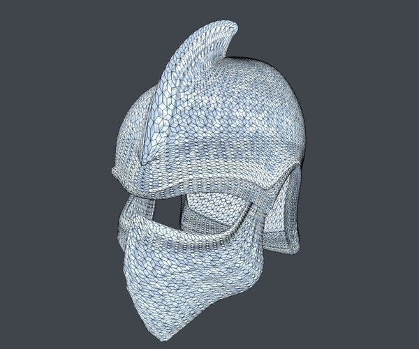 ArtStation - ELF RPG HELMET low-poly PBR | Game Assets
