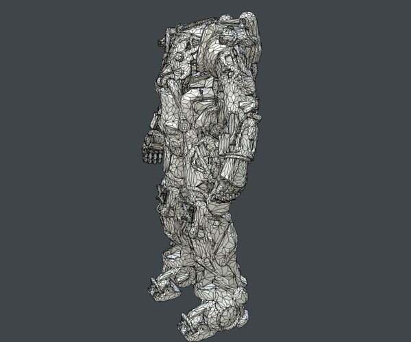 ArtStation - FALLOUT POWER ARMOR low-poly PBR | Game Assets
