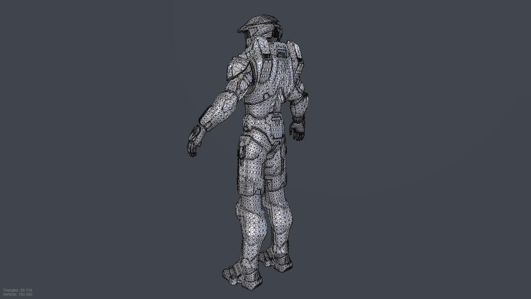 ArtStation - HALO MASTER CHIEF MODEL low-poly PBR | Game Assets