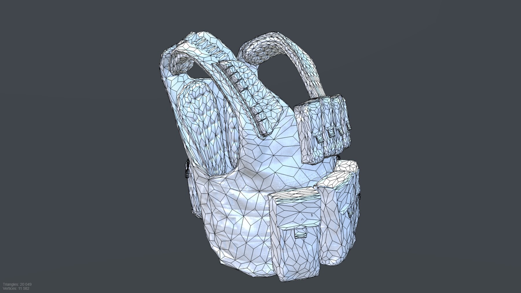 ArtStation - MILITARY VEST CITY CAMO low-poly PBR | Game Assets