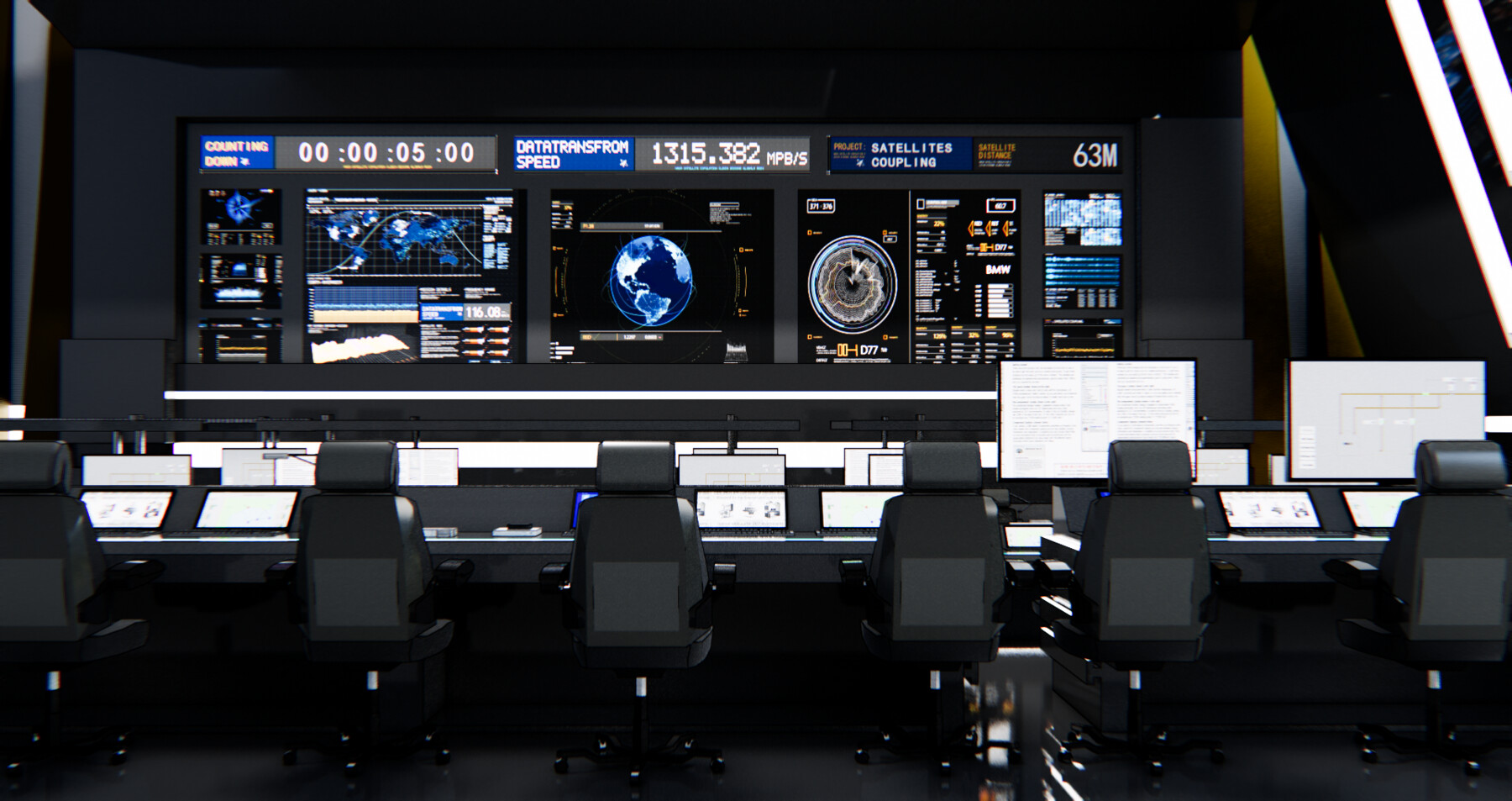 ArtStation - Control Center Interior | Resources