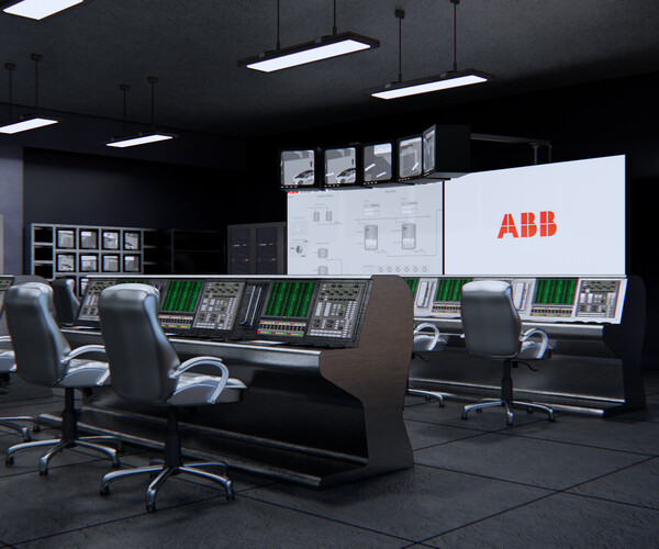 ArtStation - Control Center Interior | Resources