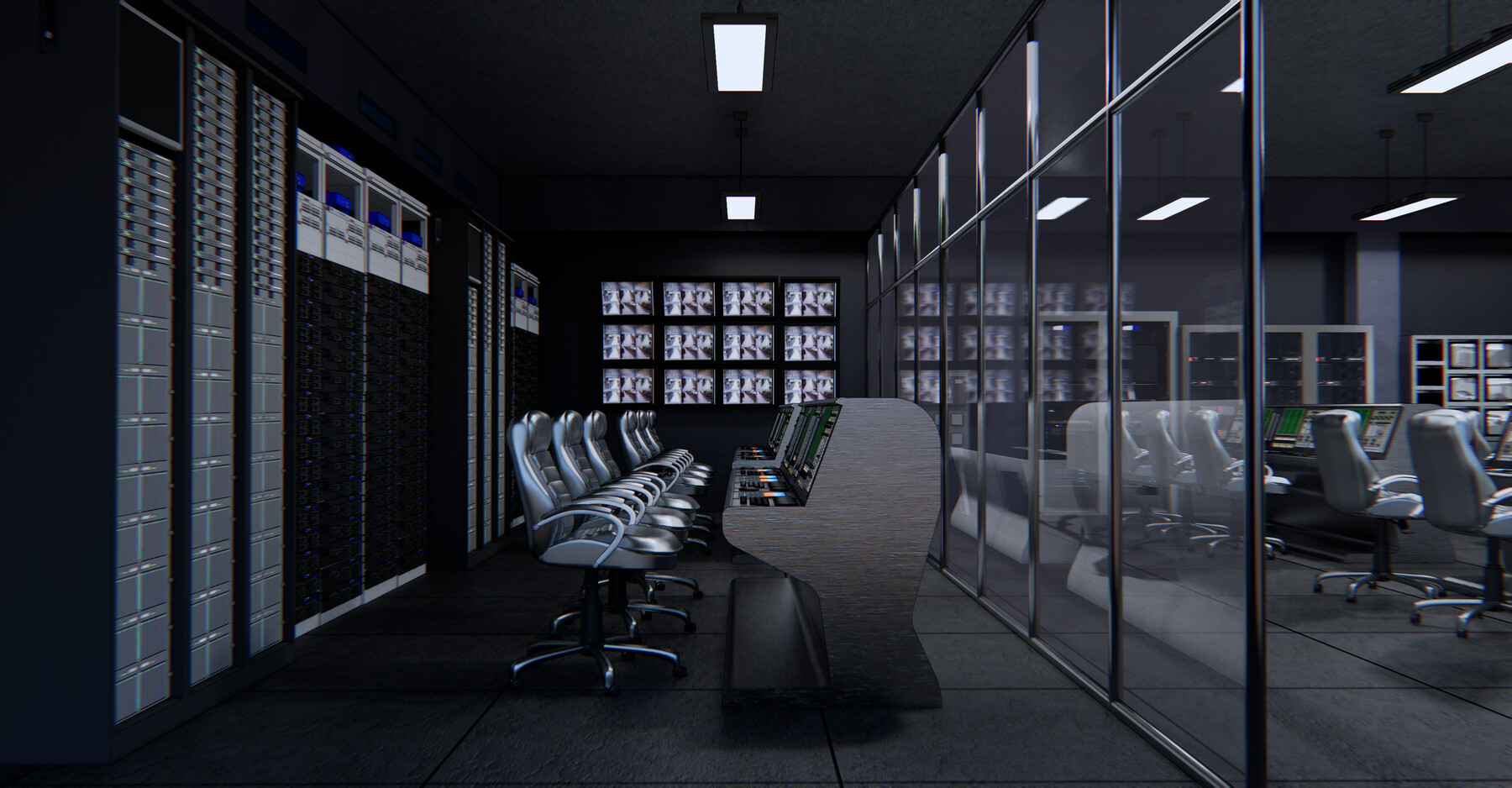 ArtStation - Control Center Interior | Resources