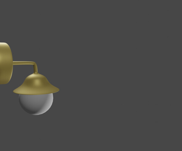 ArtStation - 3D Wall Lamp | Resources