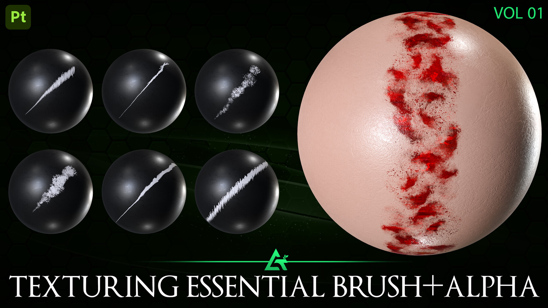 Art Talent Studio - 50 Texturing Essentials -Brush and Alpha / Adobe ...