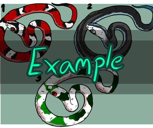 ArtStation - Snake base for your digital coloring! | Artworks