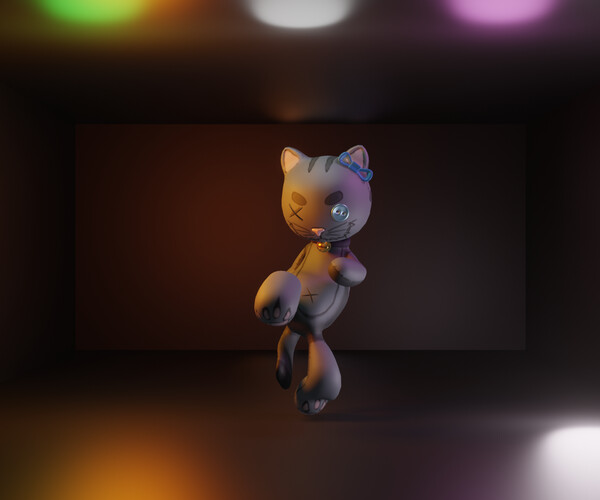 ArtStation - Cat Horror Game-Character Nina | Game Assets