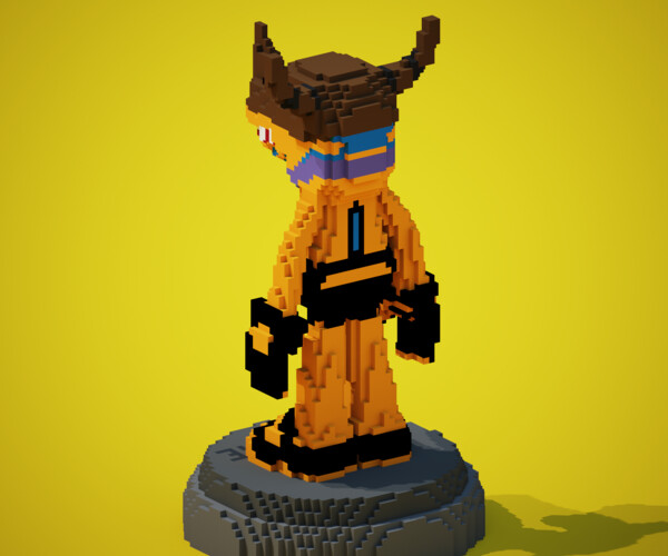 ArtStation - Dino voxel | Game Assets