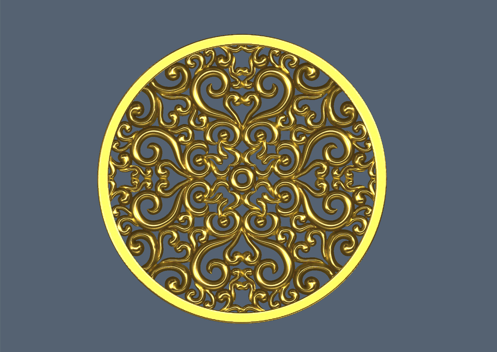 ArtStation - Original circular embossed pattern STL download, circular ...